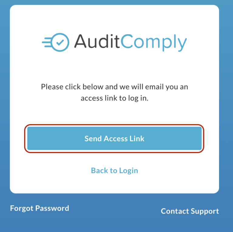 Managing Users: Token Login – AuditComply Help Center